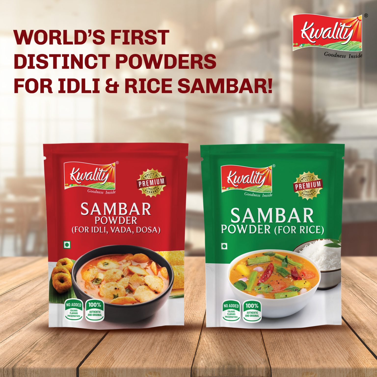 Kwality South Indian Masalas (Pack of 5) - Kwality Foods